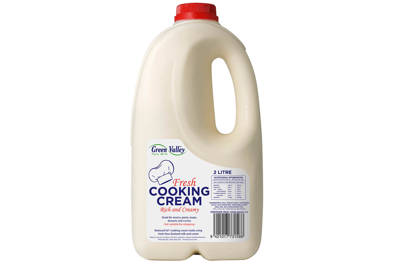 Introducing Green Valley Fresh Cooking Cream - Green Valley Dairies