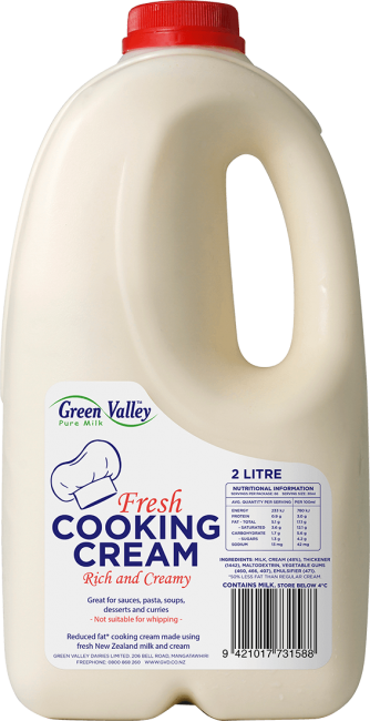 Fresh Cooking Cream - Green Valley Dairies